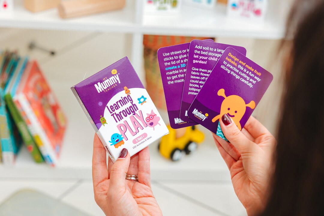 5 Years + Learning Through Play Activity Cards by MMT Play. Learning ...