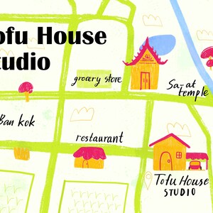 Custom Map Illustration for Your Shop, Wedding, Event - Etsy