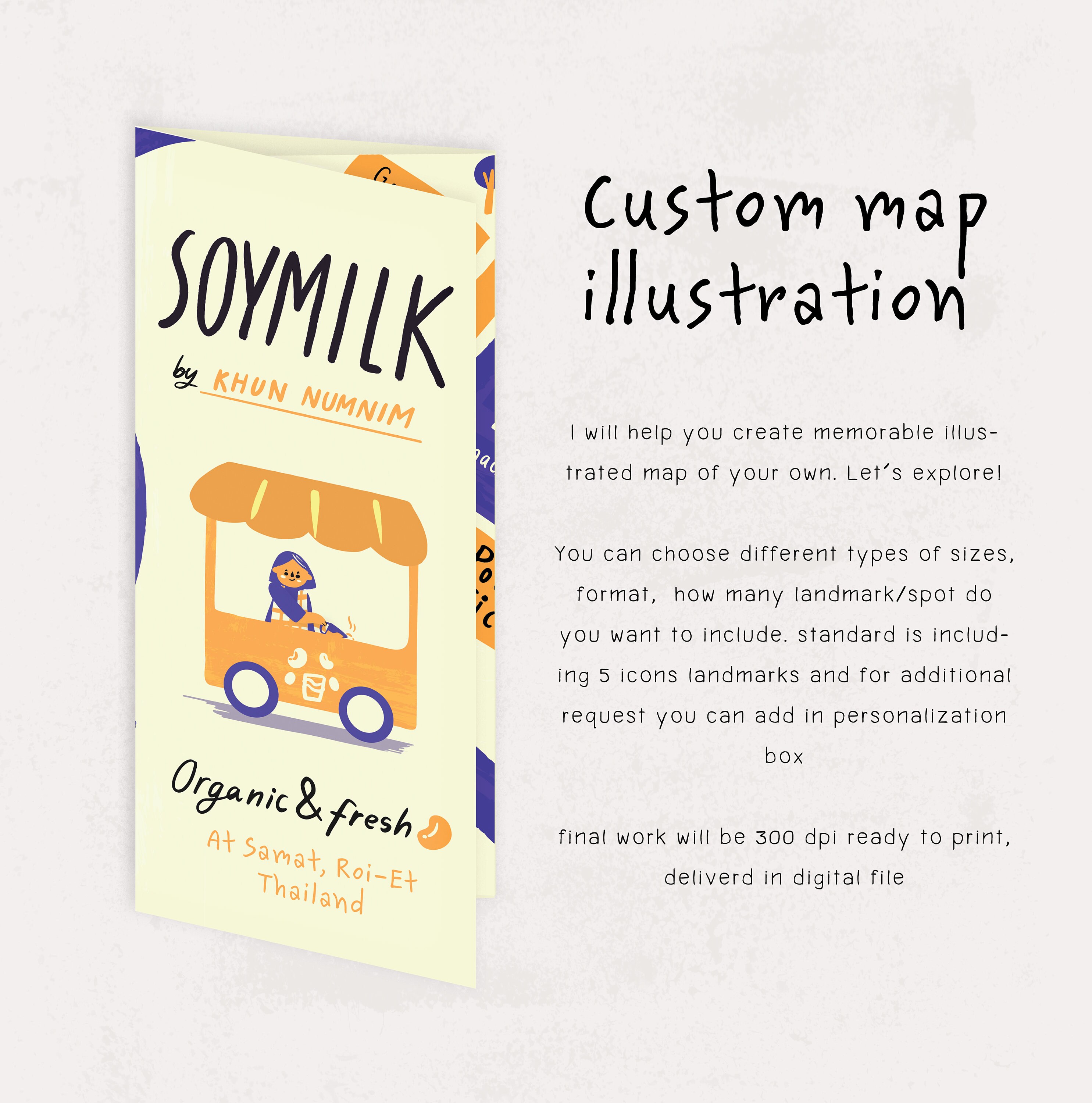 Custom Map Illustration for Your Shop, Wedding, Event - Etsy