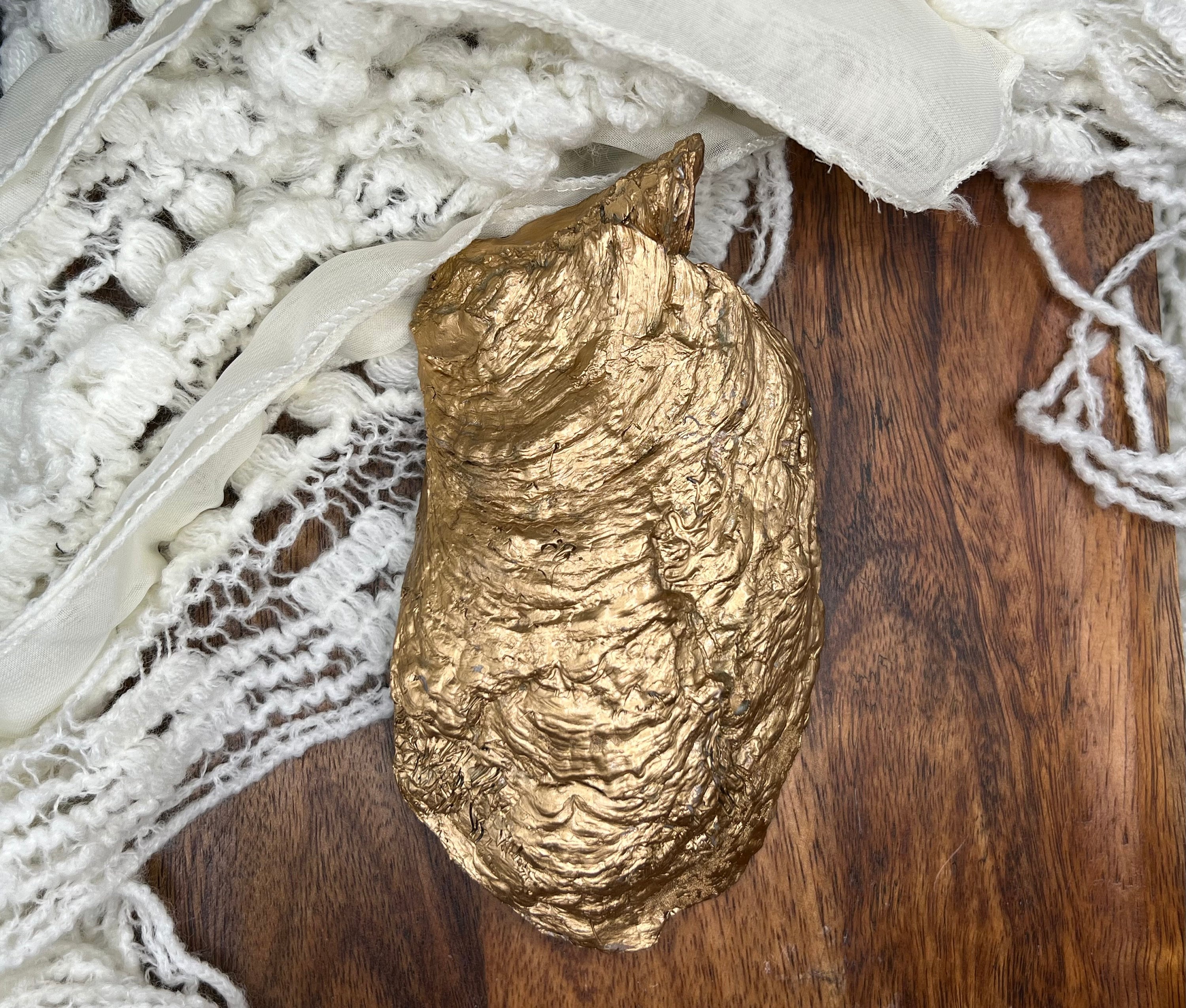 Custom Louisiana Themed Gilded Oyster Shell / Unique Gift / Wedding ...