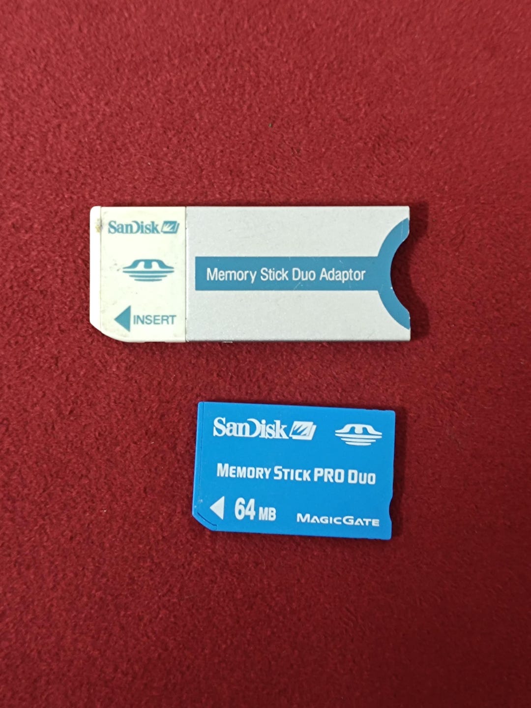 Working Memory Card Memory Stick Duo, 64MB, Adapter,for Sony Camcorder ...