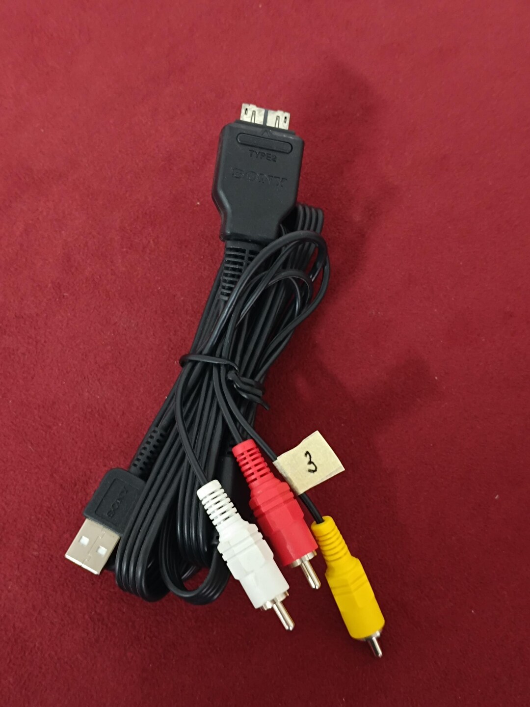 Sony Camera AV Cable TV Adapter Video USB Audio Digital, Original Data ...