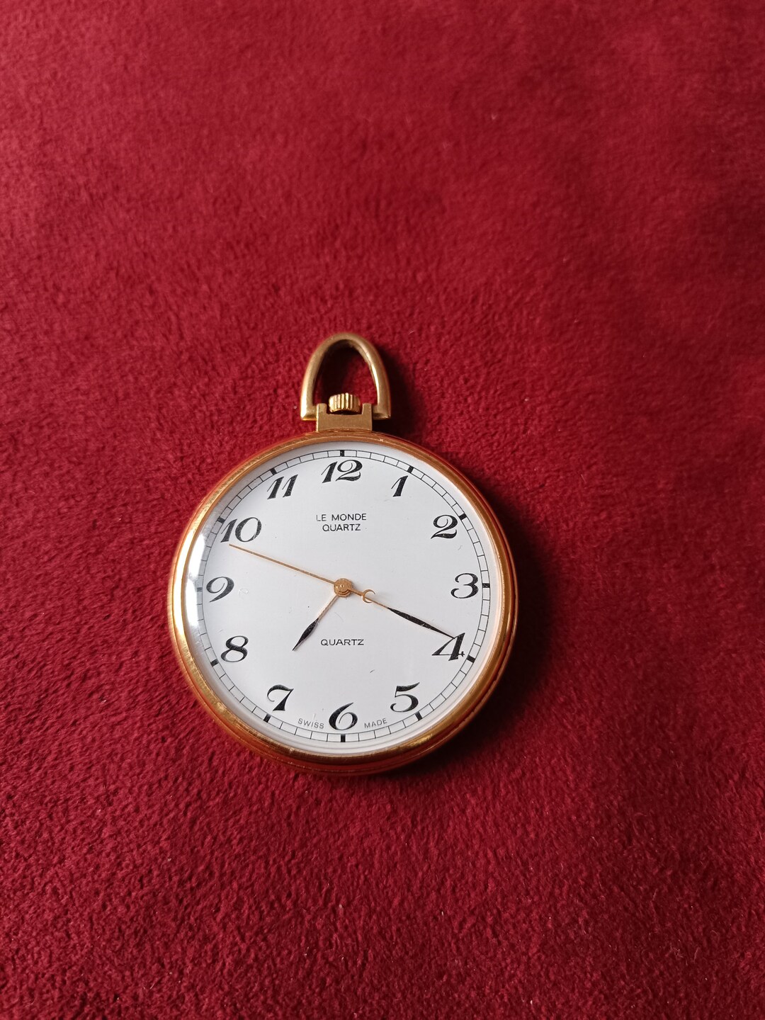 Le Monde Quartz Pocket Watch - Etsy