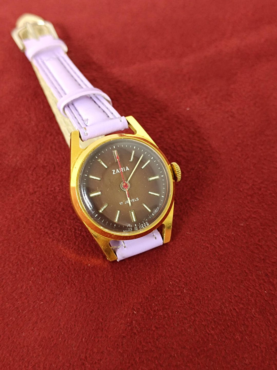 Vintage Women's Watch Zaria, Soviet Watch, Gilded Watch, Working - Etsy