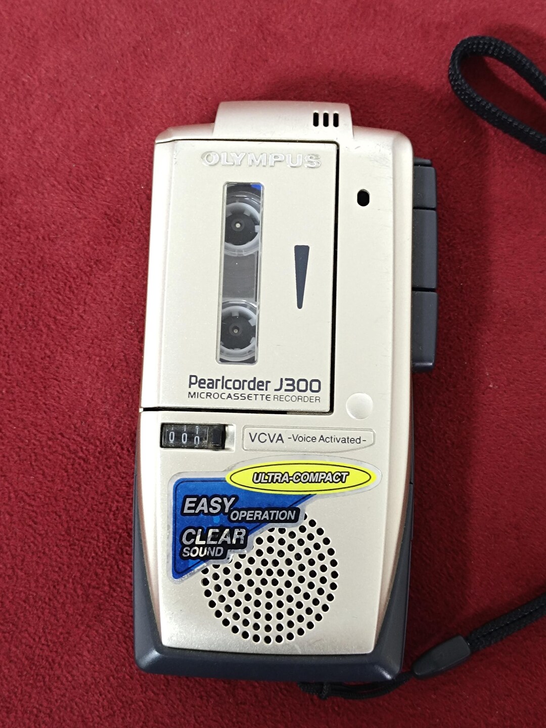 Olympus Pearlcorder J300 Vintage Voice Recorder, Microcassette Olympus, Working Microcassette ...