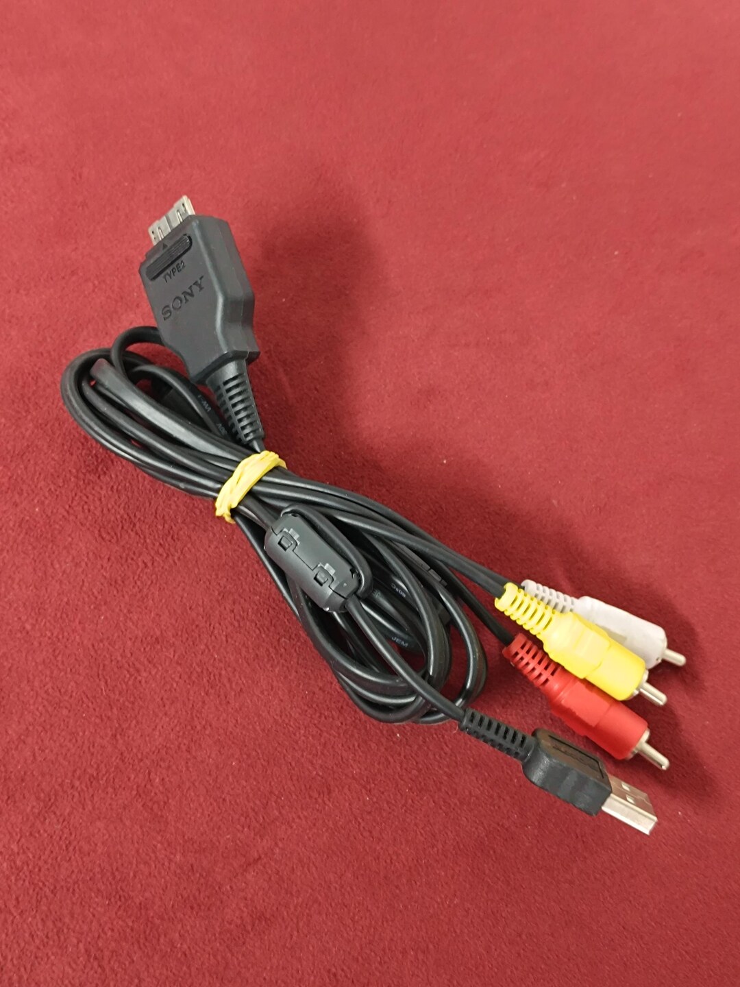 Sony Camera AV Cable TV Adapter Video USB Audio Digital, Original Data ...
