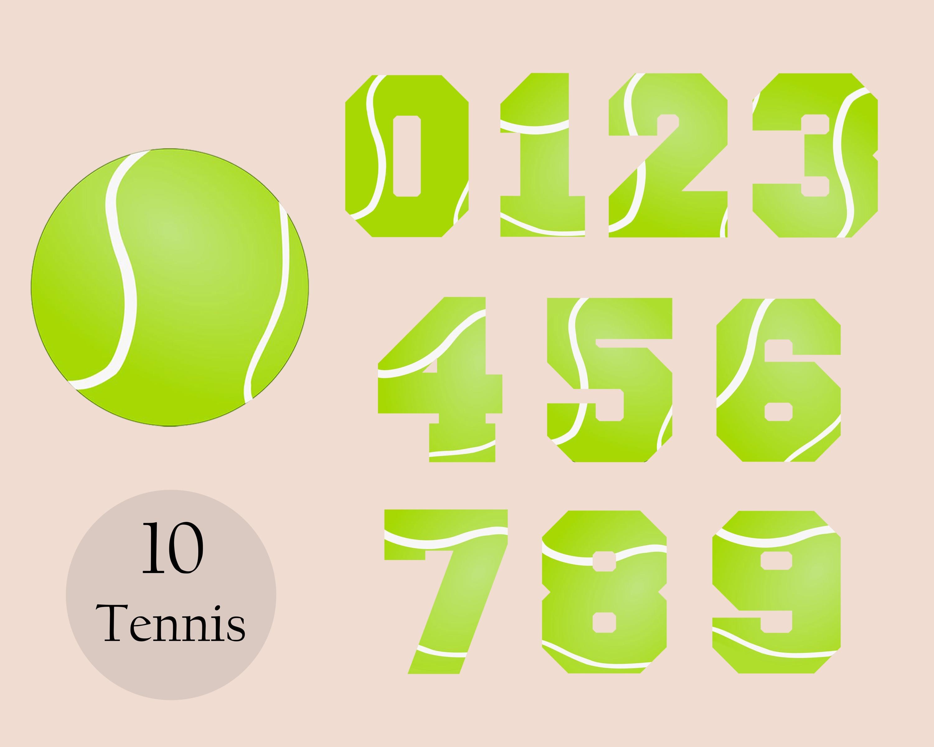 Sports Number Svg Bundle, Baseball, Basketball, Soccer, Football ...