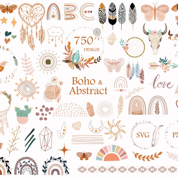 Boho Svg - Etsy