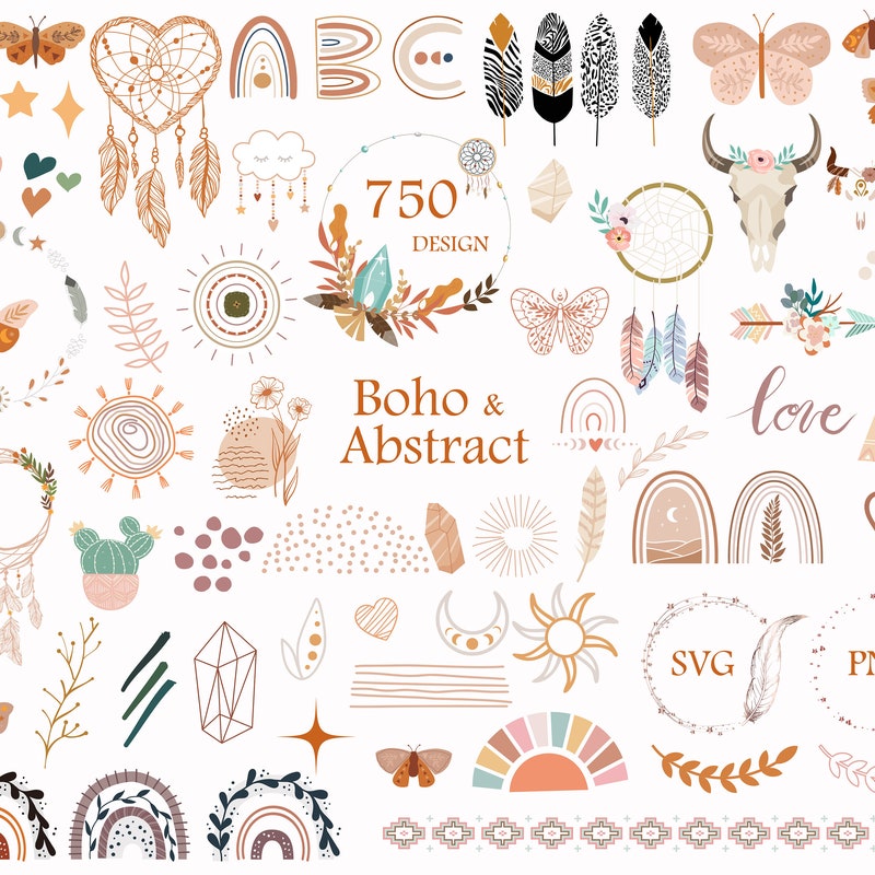 Boho Svg - Etsy