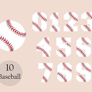 Sports Number Svg Bundle, Baseball, Basketball, Soccer, Football ...