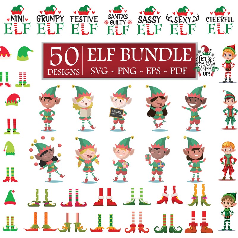 Elf Svg - Etsy