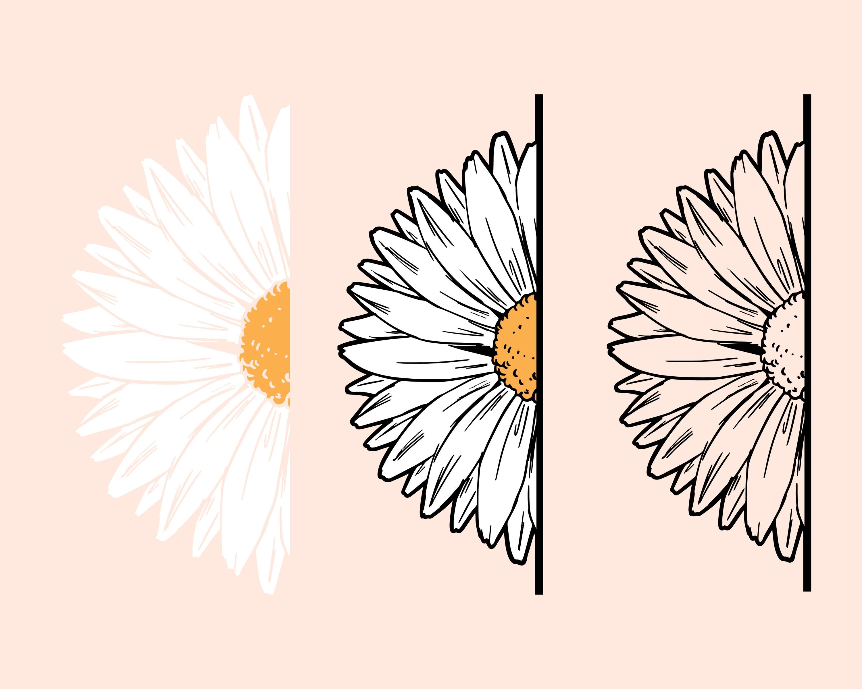Daisy Svg, Daisy Flower Clipart, Daisy Svg Cut Files for Cricut, Daisy ...