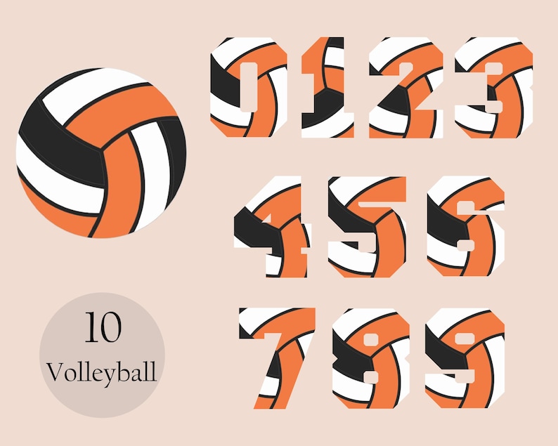 Sports Number Svg Bundle, Baseball, Basketball, Soccer, Football ...