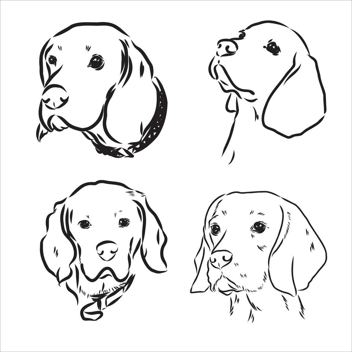 Dog Svg Bundle Dog Drawing Svg Dog Svg Dog Lover Svg Dog Moma Svg Paw ...