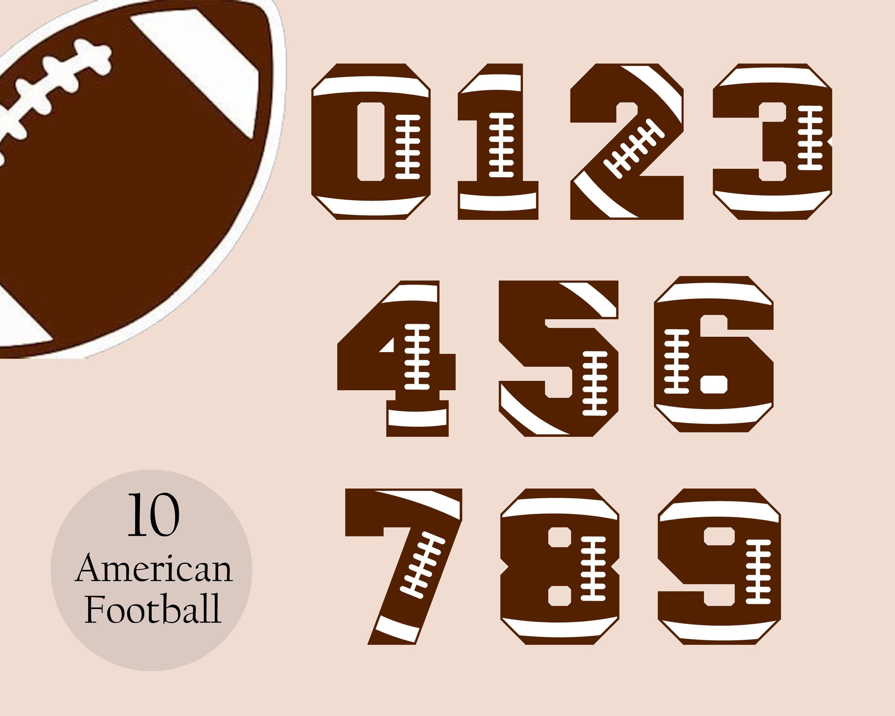 Sports Number Svg Bundle, Baseball, Basketball, Soccer, Football ...