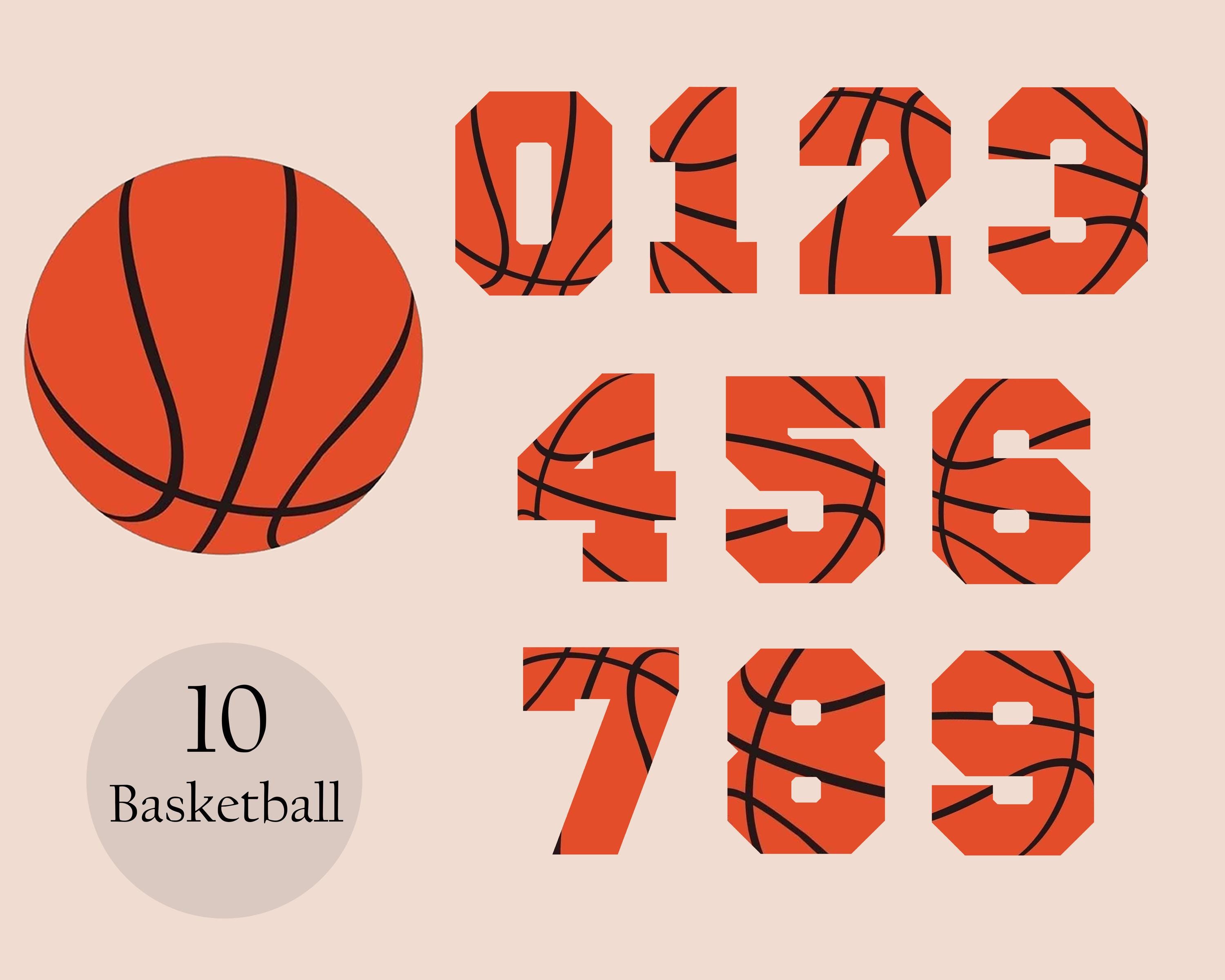 Sports Number Svg Bundle, Baseball, Basketball, Soccer, Football ...