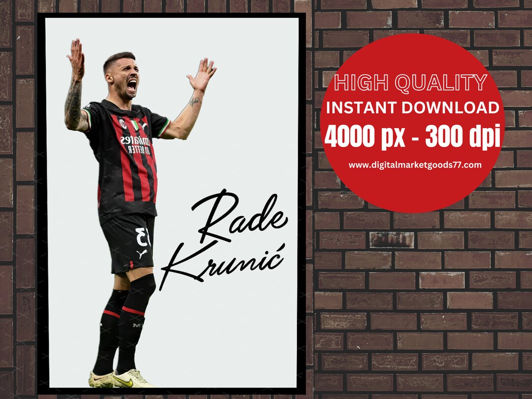 Rade Krunic Poster Italy Soccer Italy Football Photos Milan Print ...