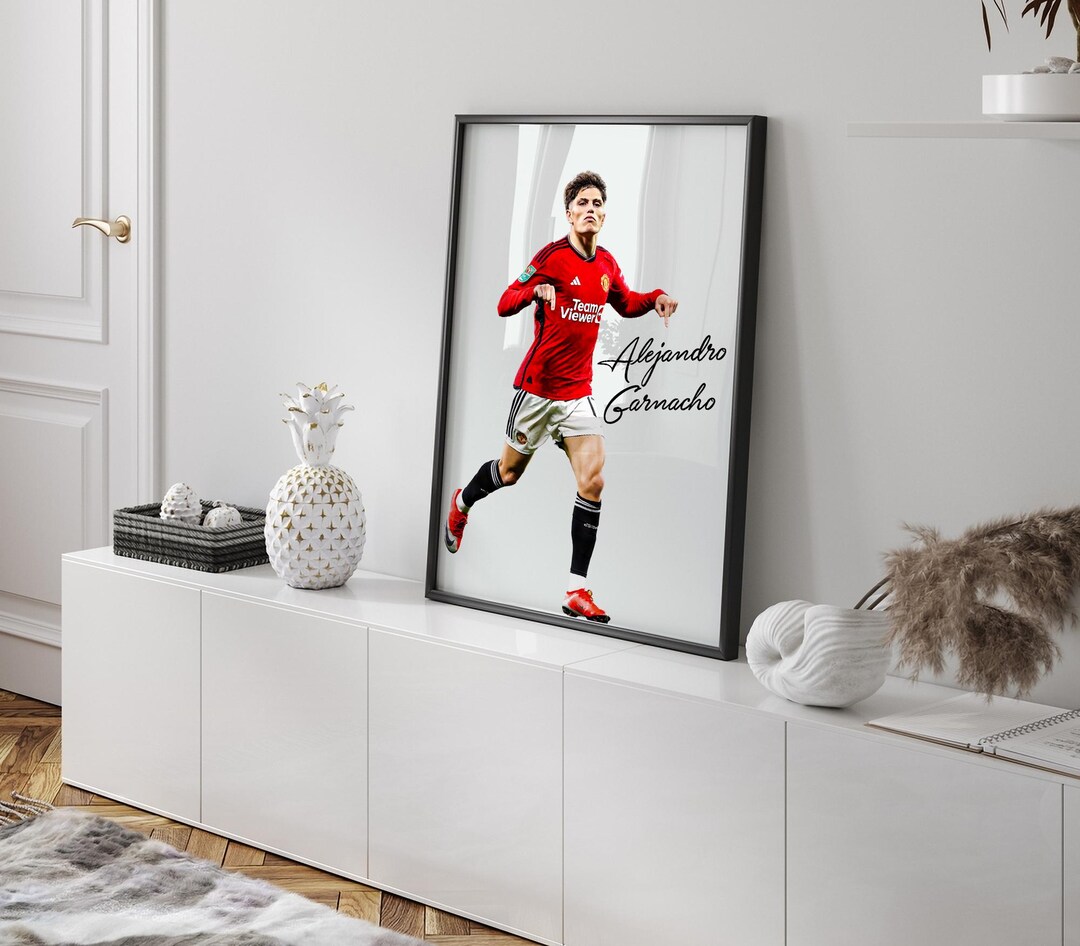 Alejandro Garnacho Digital Poster Manchester United Digital Print ...