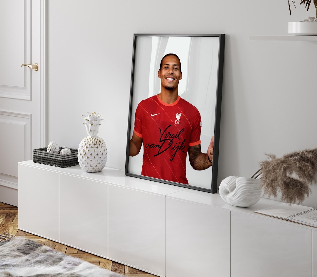 Virgil Van Dijk Poster Liverpool Digital Download Print Poster Virgil ...