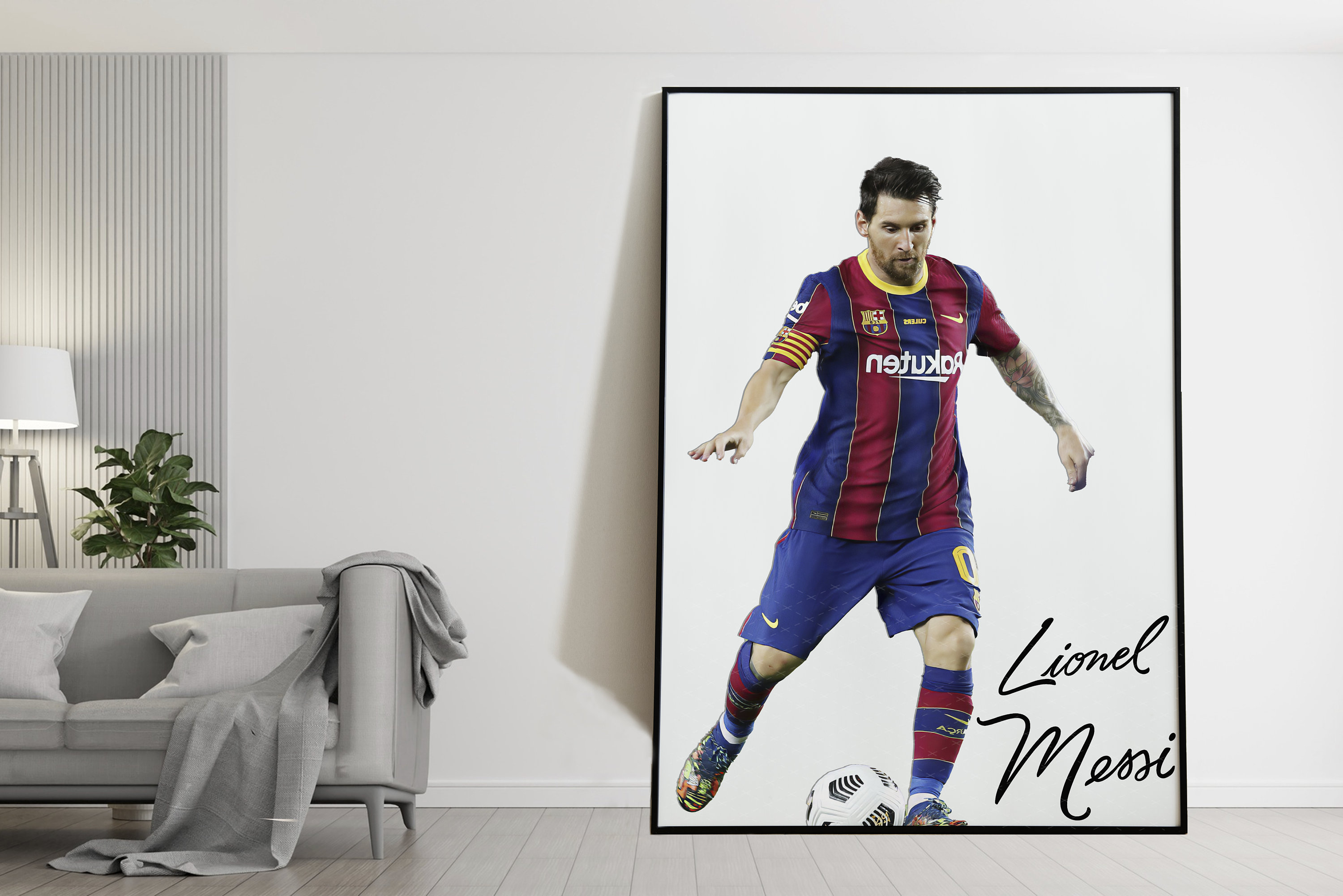Wall Art Messi Print Poster Fan Gift Lionel Poster Wall Art Printable ...
