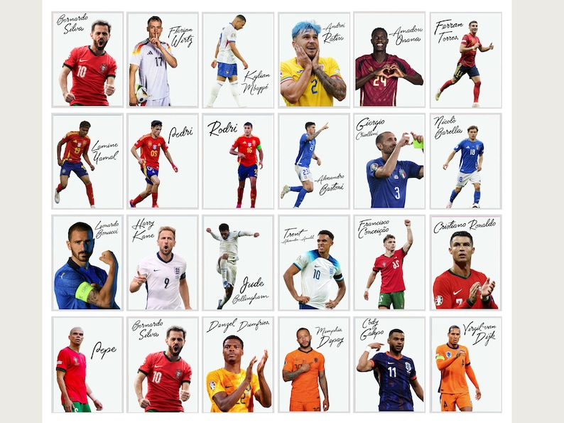 Custom Soccer Digital Poster Personalized Set of 3 Soccer Poster Soccer ...