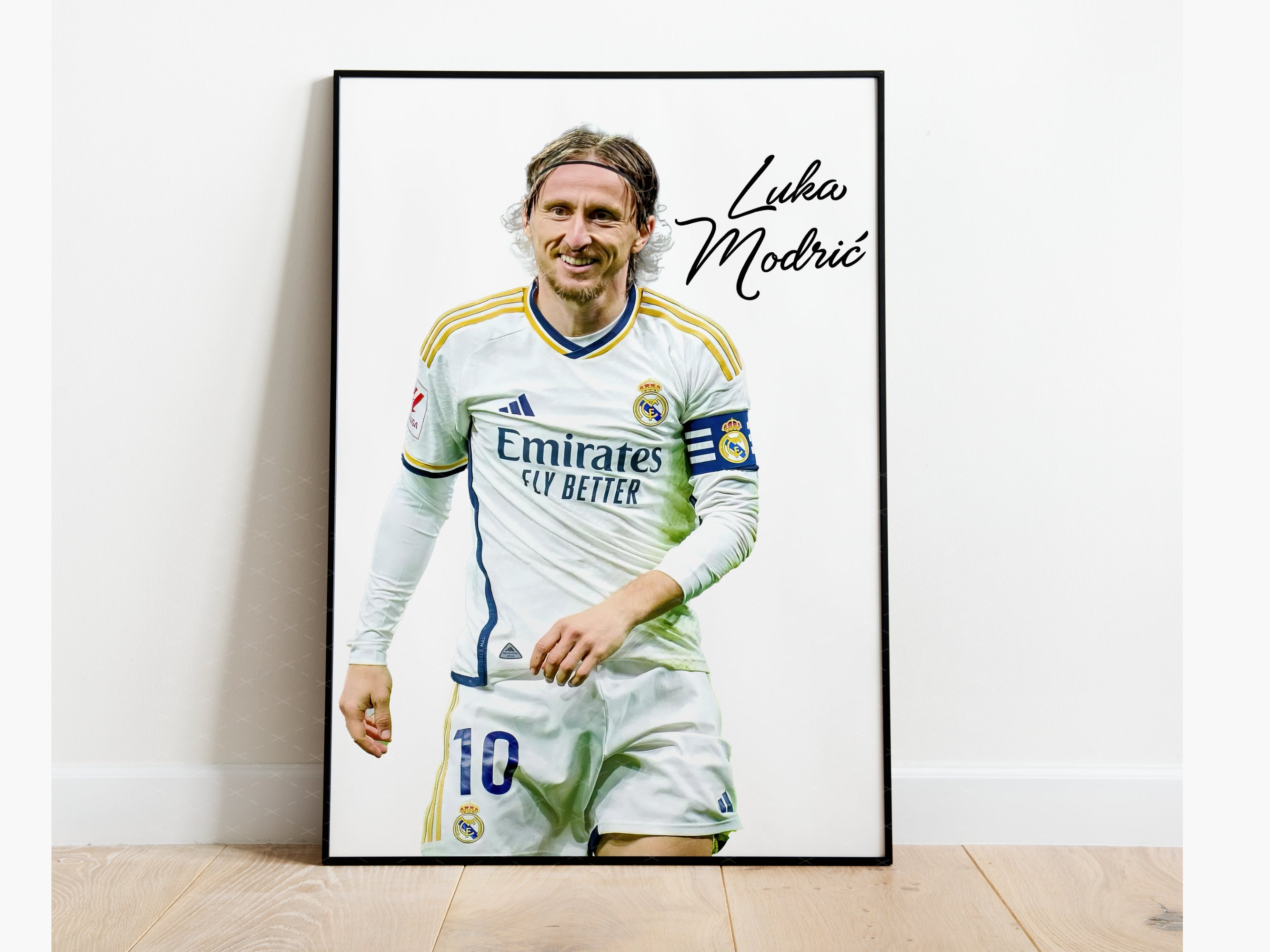 Luka Modric Poster Modric Poster Real Madrid Print Poster Madrid Svg ...