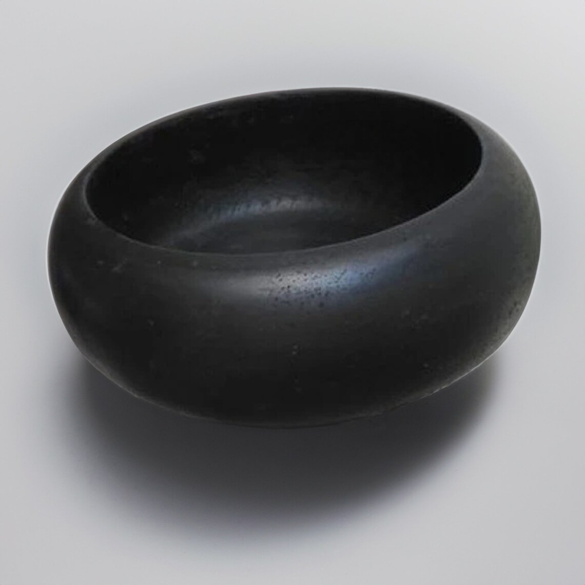 Black Basalt Marble Sink, Round Rustic Countertop Design Adds Charm and ...