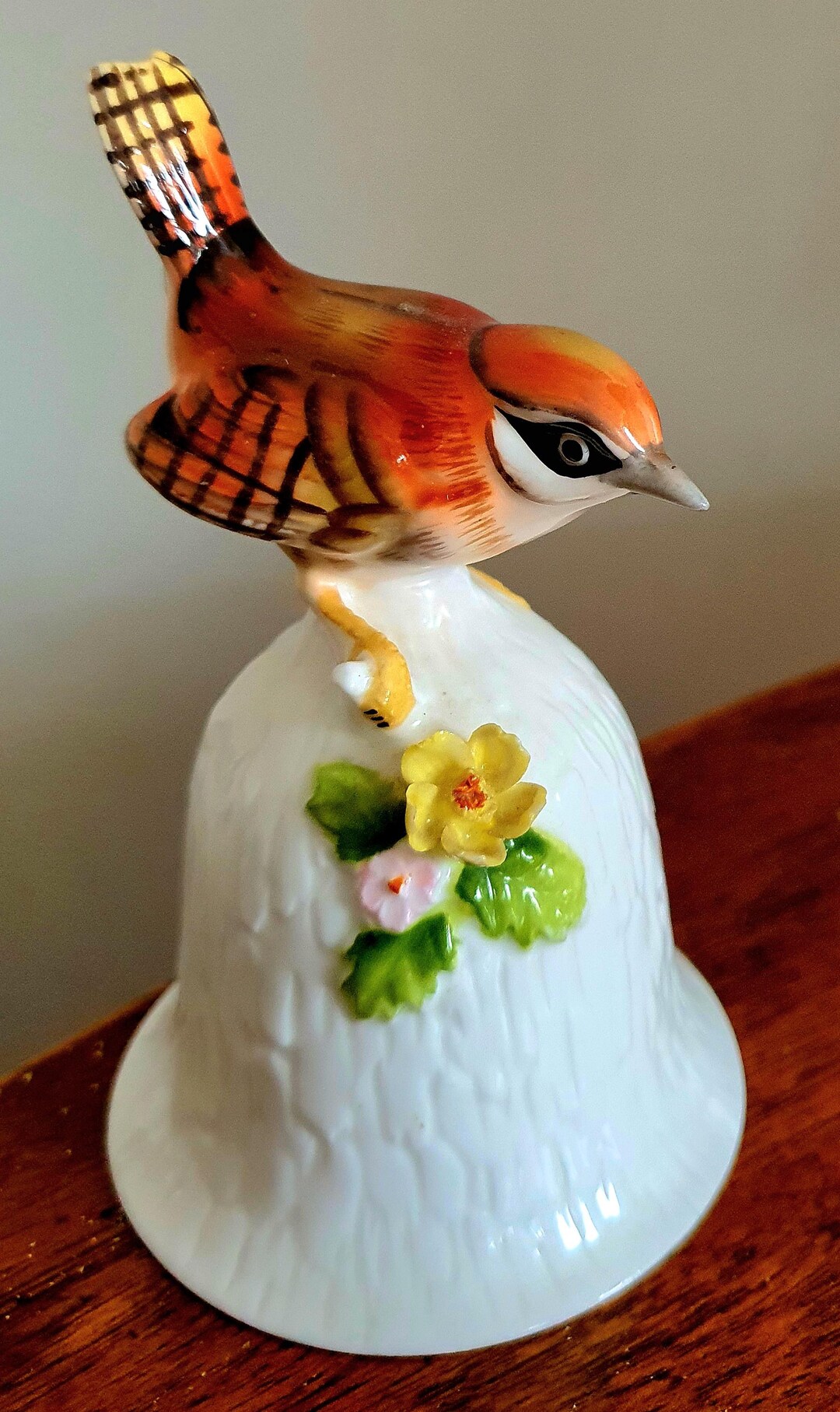 MARURI Masterpiece Bone China Bell With Adorable Bird/ Perfect ...