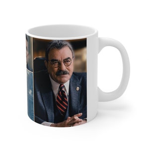 CBS Blue Bloods Ceramic Mug 11oz Tom Selleck, Donnie Wahlberg, Bridget ...
