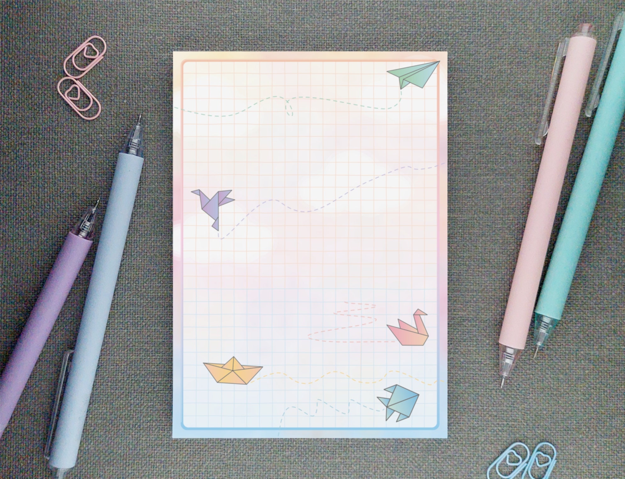 Origami Notepad - Etsy