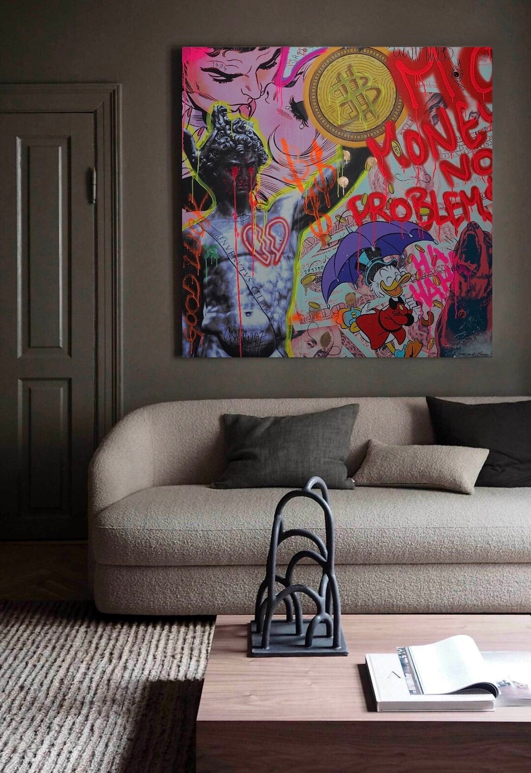 Mo Money No Problems Pop Art Painting - Etsy