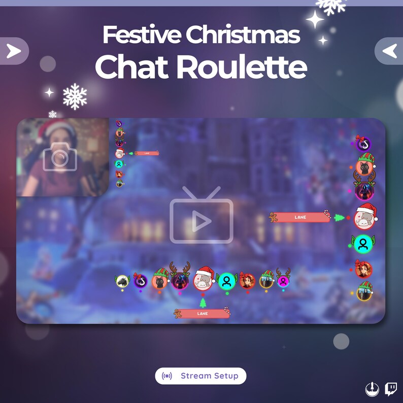 Christmas Chat Roulette Wheel – Festive Giveaway Interactive Widget for ...