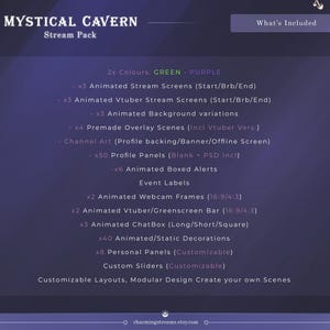 Mystical Cavern Stream Package for TWITCH | Magical Mushroom, Enchanted , Glow Mushroom, Fantasy ...