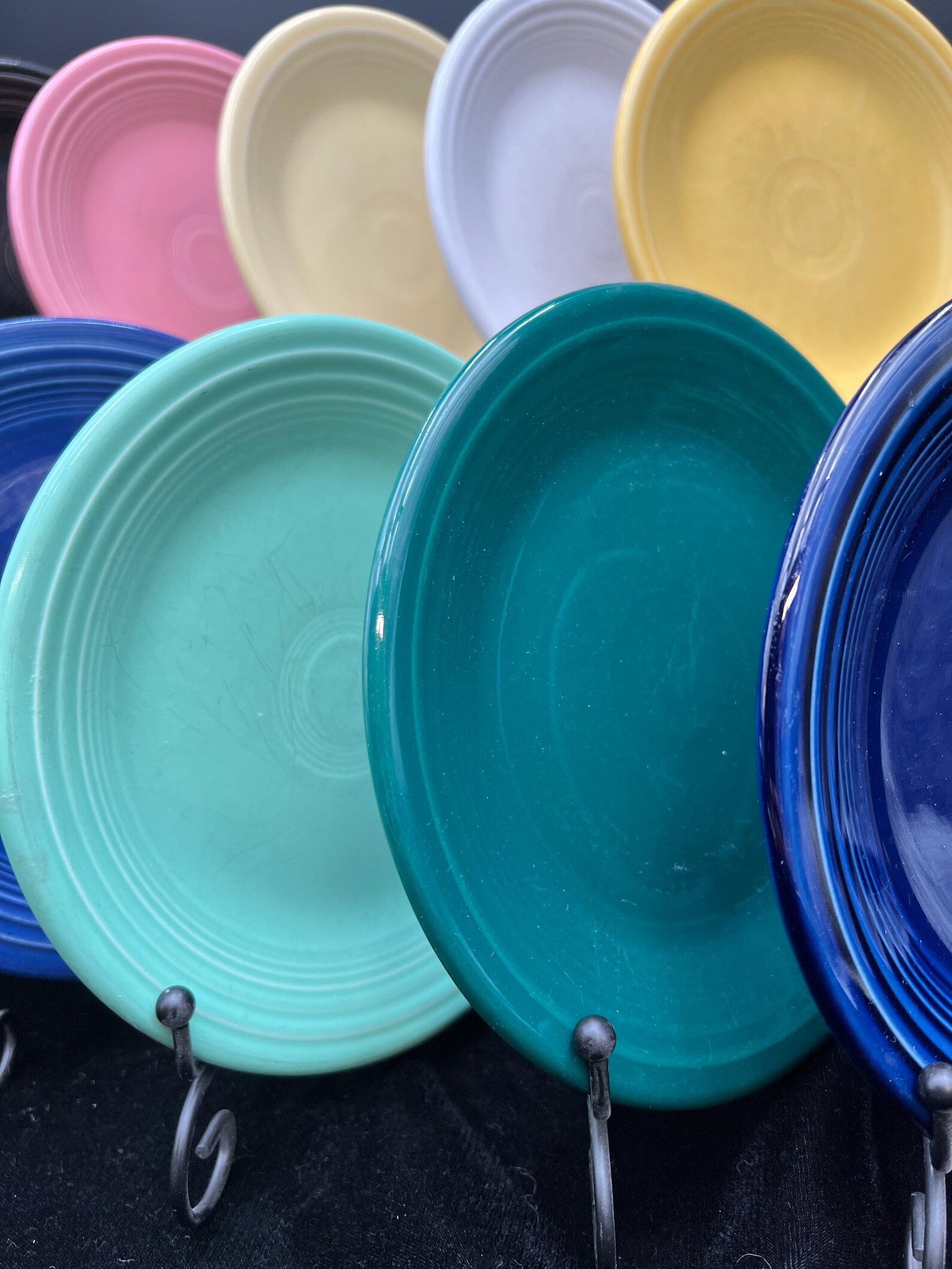 Fiesta Ware Plates: Salad/side (7.25"). Vintage in Excellent Condition ...