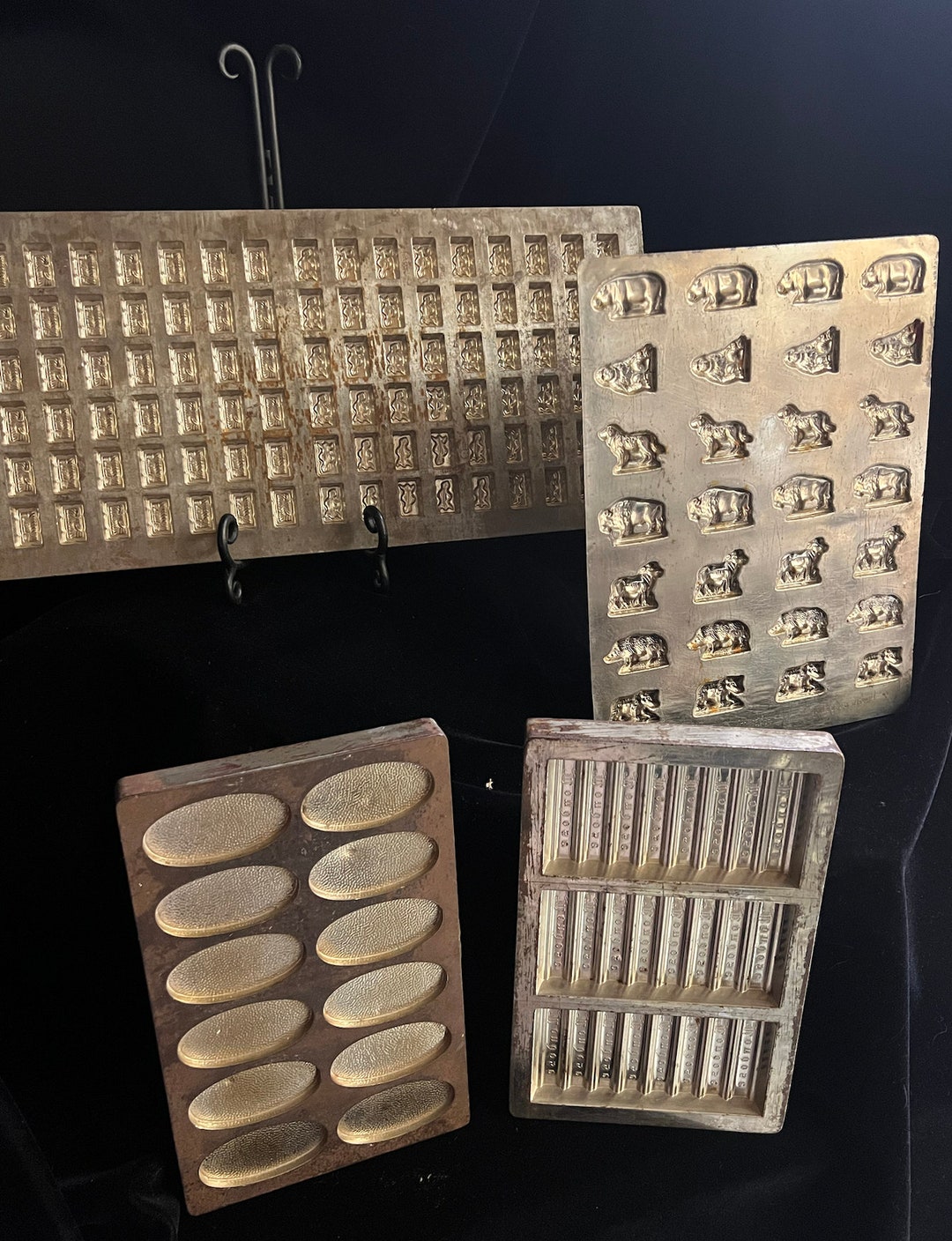 Antique Chocolate Molds - Cast Metal. - Etsy