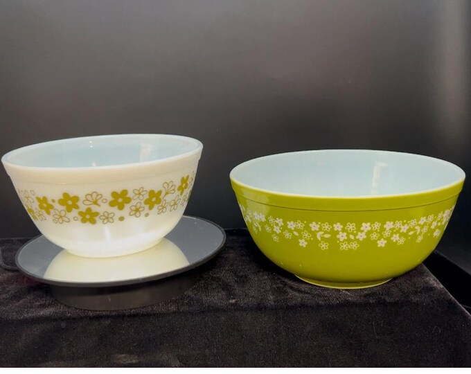 Spring Blossom Corelle Crazy Daisy Pyrex Mixing Bowls Spring Blossom ...
