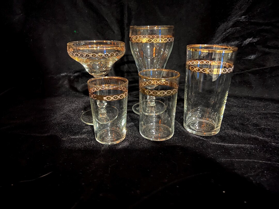 Libbey Pattern 3700-4. Champagne, Water/wine, Tumblers (sm, Med, & Lrg ...