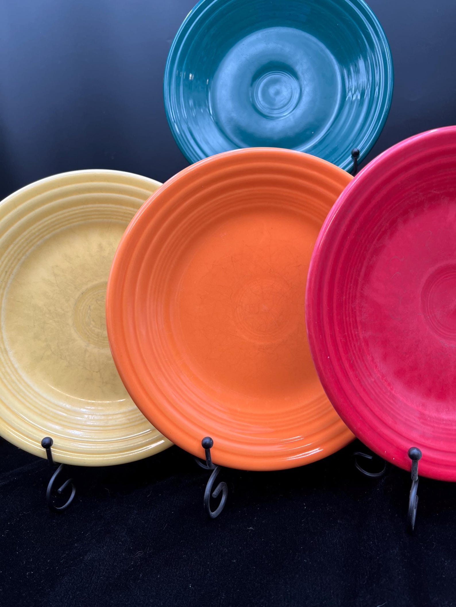 Fiesta Ware Plates: Salad/side (7.25"). Vintage in Excellent Condition ...