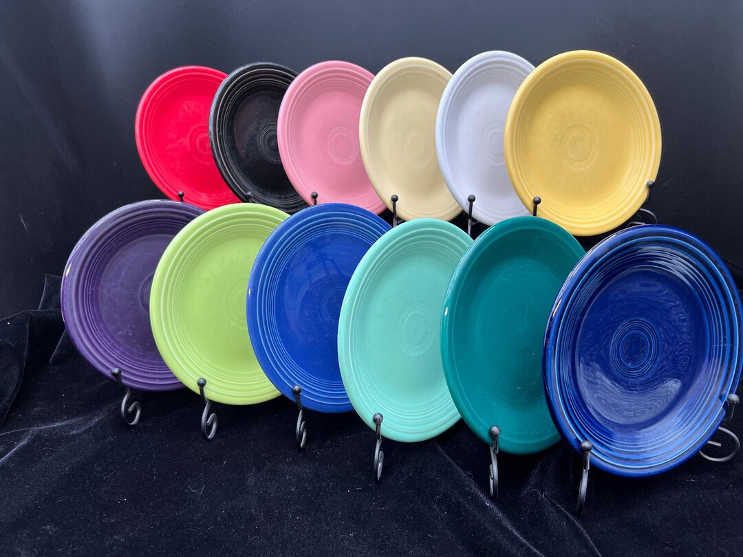 Fiesta Ware Plates: Salad/side (7.25"). Vintage in Excellent Condition ...