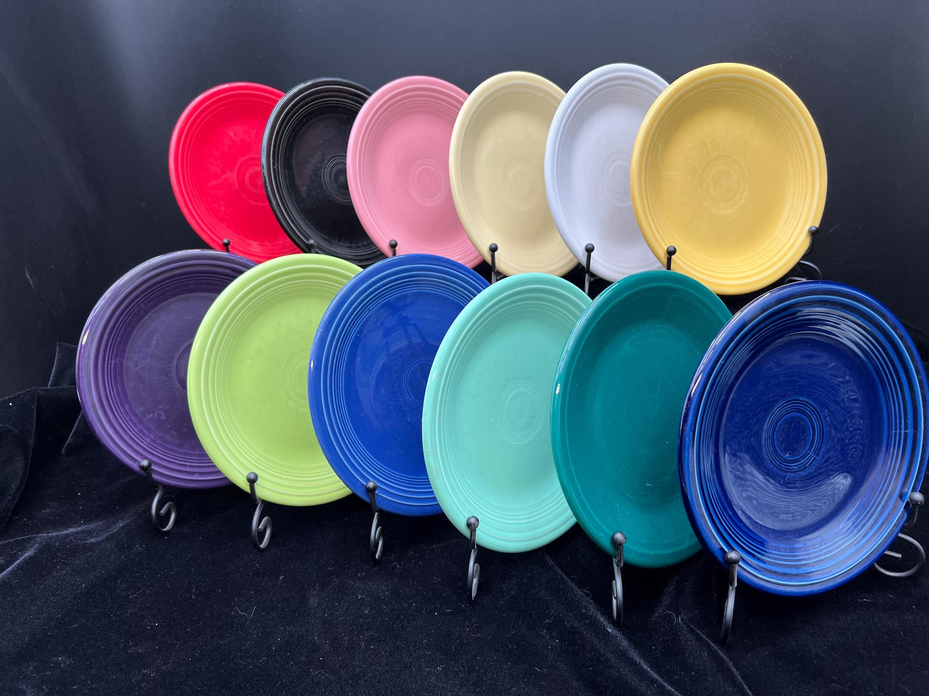 Fiesta Ware Plates: Salad/side (7.25"). Vintage in Excellent Condition ...