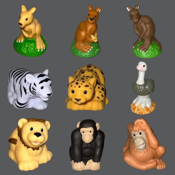 Fisher Price Little People Zootalker Animal Figures 3 Etsy Australia