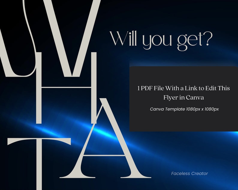 Prom Send off Flyer Blue for Men Boy, Editable Prom Flyer Canva ...