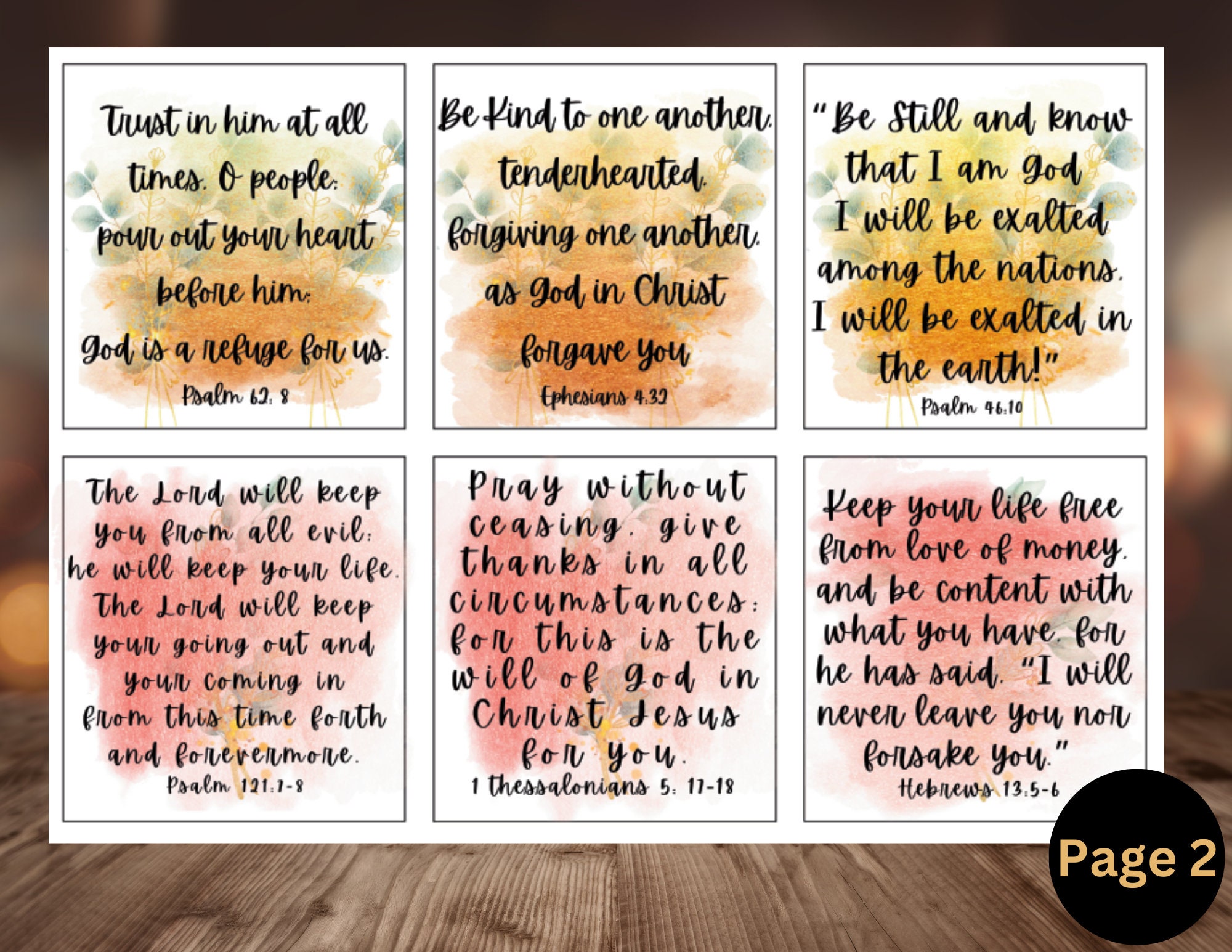 18 Biblical Affirmation Cards Printable, Religious Cards, Prayer Cards ...