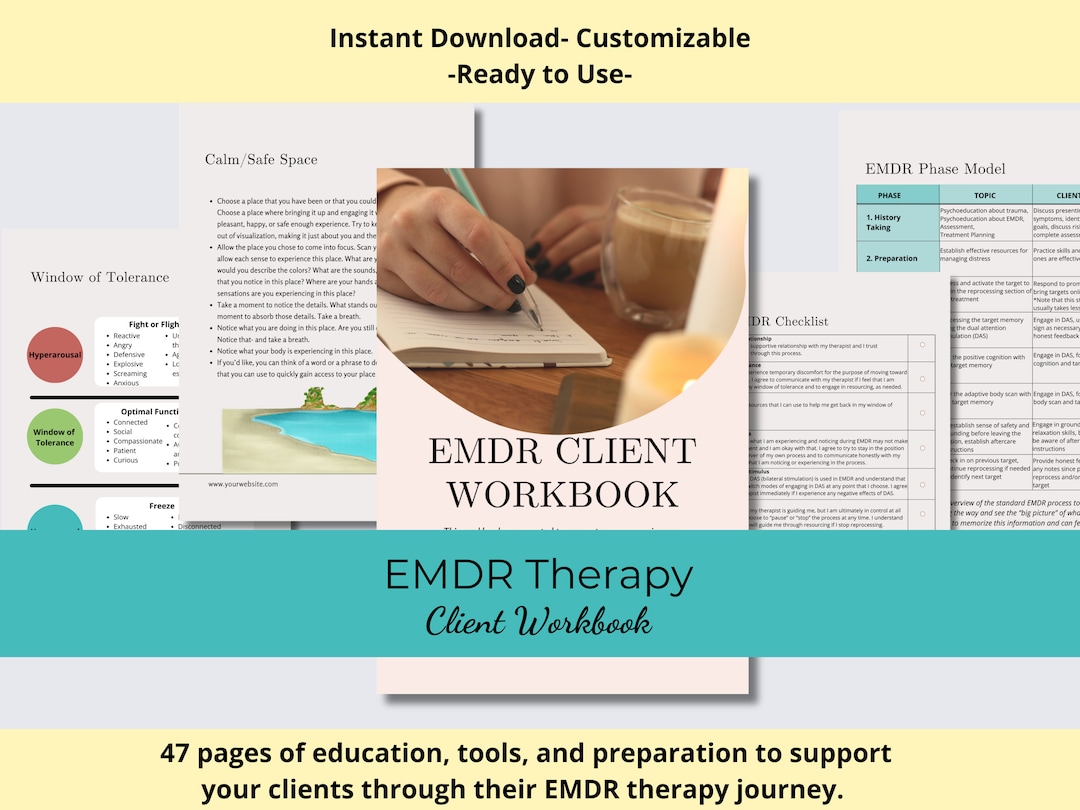 EMDR Client Workbook - Etsy