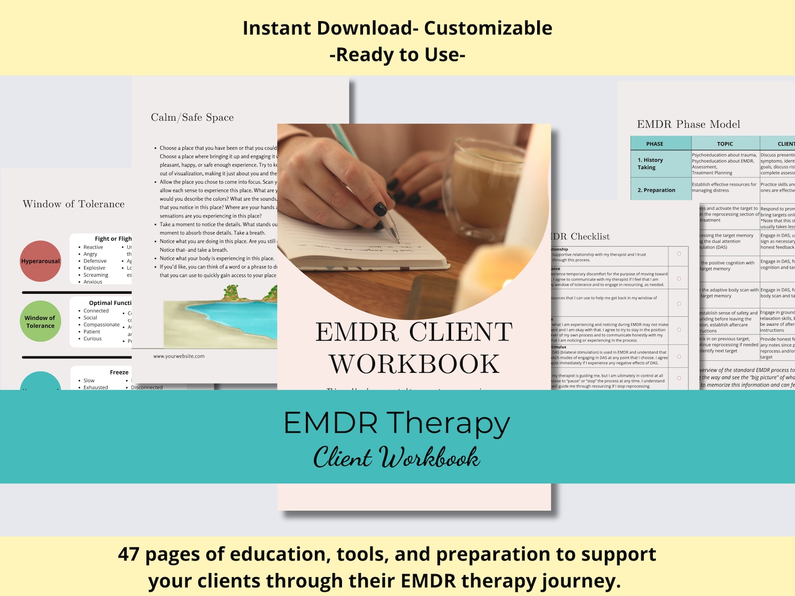 EMDR Client Workbook - Etsy