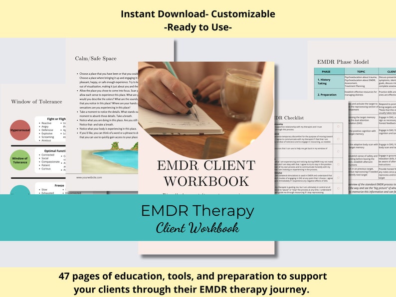 EMDR Client Workbook - Etsy