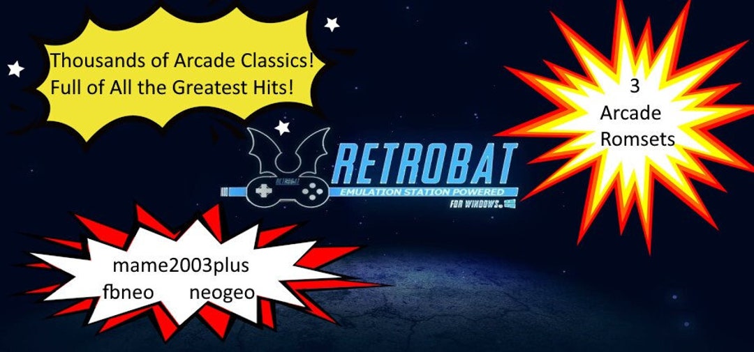Retrobat Preconfigured and Loaded Full of Arcade Greats Over 2000 ...