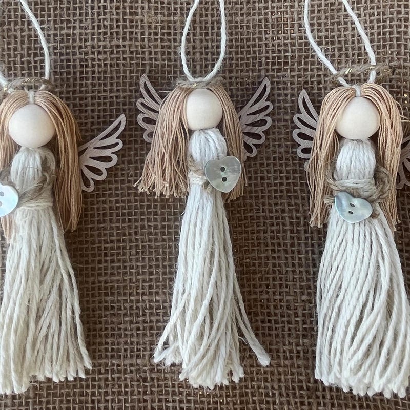 Jute Tassel Ornament - Etsy