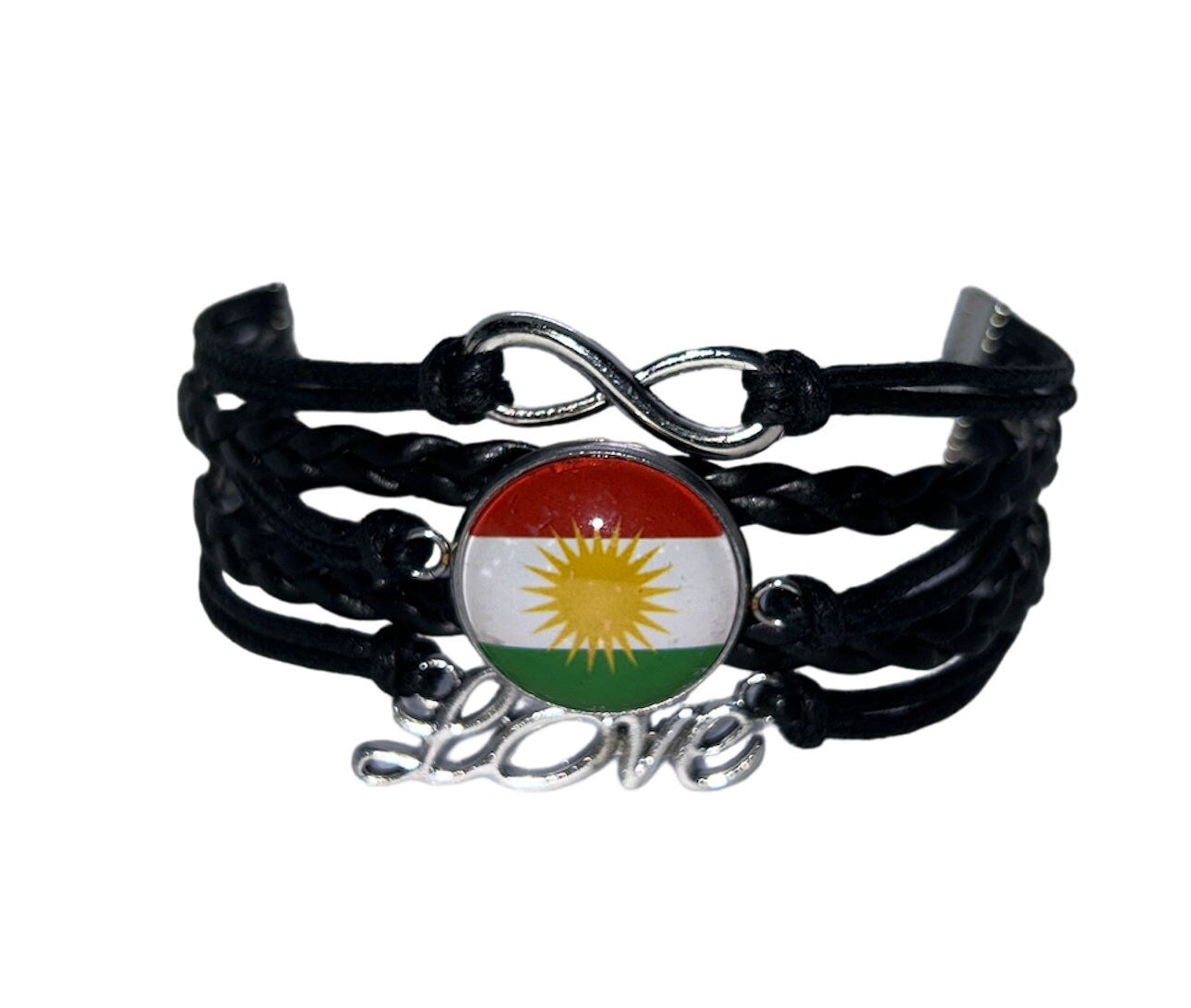 Rojava Kurdistan Flag Kurdish Flag Leather Black - Etsy