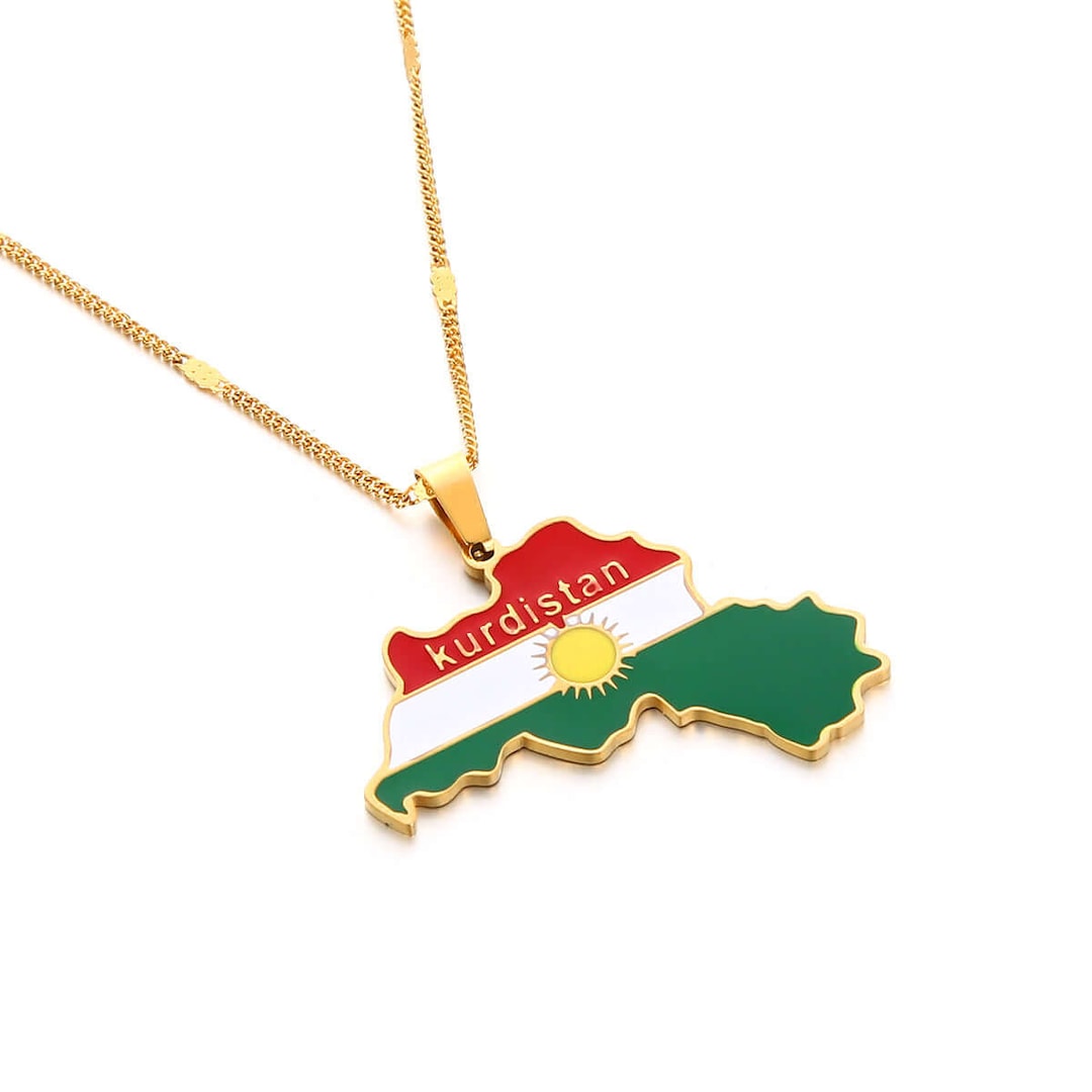 Kurdistan Necklace With kurdistan Engraving - Etsy